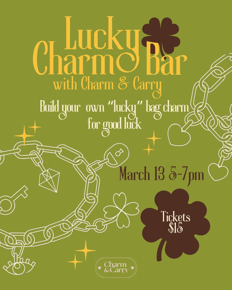 Lucky Charm Bar with Charm & Carry– Blush Tea and Coffee St Pete